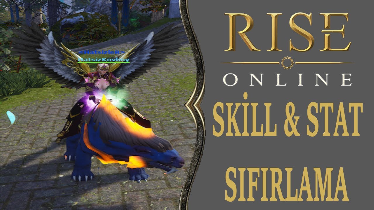 RİSE ONLİNE | SKİLL & STAT POİNTLER NASIL VE NEREDEN SIFIRLANIR | GAME ...