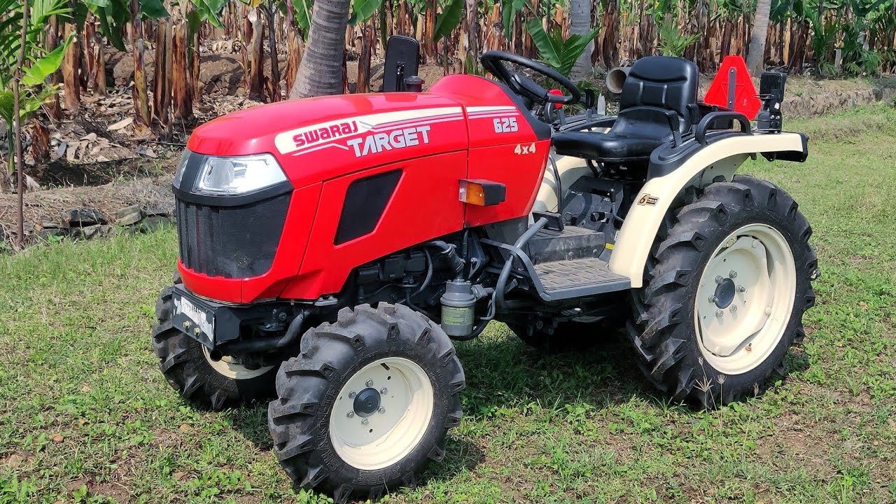 Swaraj Target 625 4wd mini tractor full review and usage experience ...