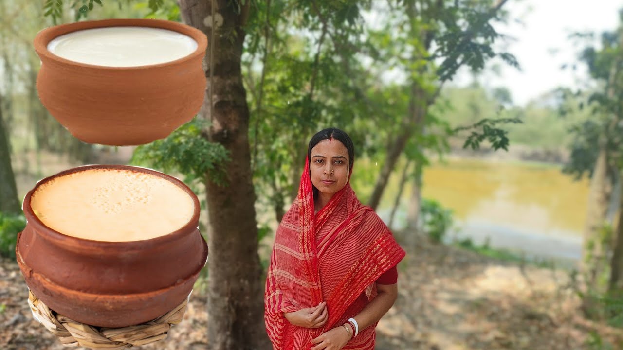 নবদ্বীপের লাল ক্ষীর দই খুব সহজেই বানিয়ে ফেলুন বাড়িতে।। Nabadwip lal ...