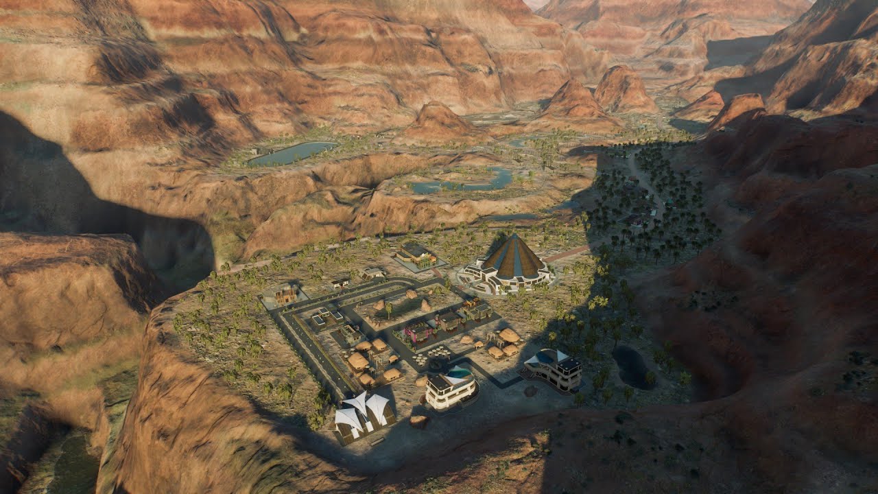 The Messy Desert Park - Jurassic World Evolution 2 - Sandbox Park Tour ...