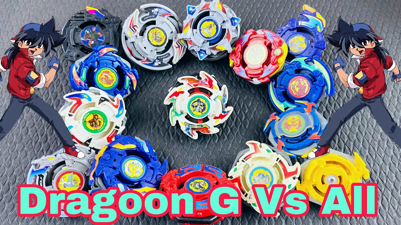 Dragoon G Revolution Vs All Plastic Beyblade Fight | Engine Gear Vs ...