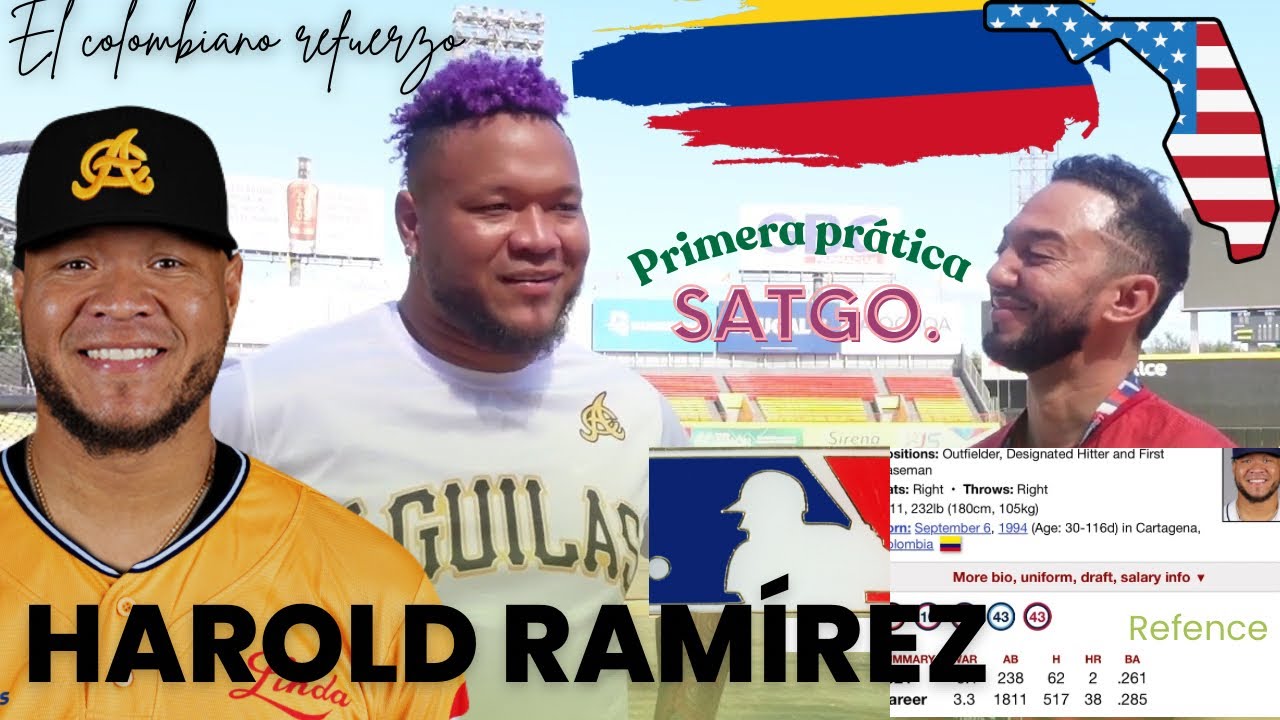 Refuerzo de Grandes Ligas: Colombiano Harold Ramirez con Águilas Cibaeñas - YouTube