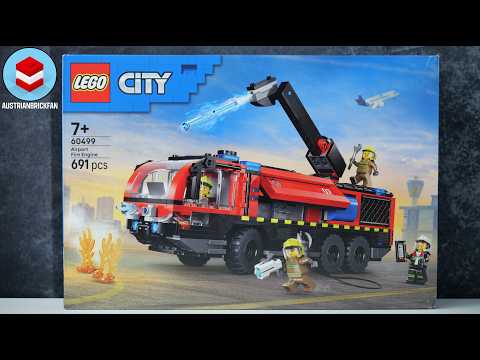 LEGO City 60499 Airport Fire Truck - LEGO Speed Build Review