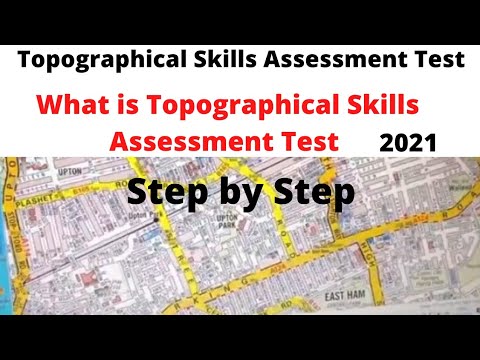 TFL topographical skills assessment test 2021 | What is Topographical ...