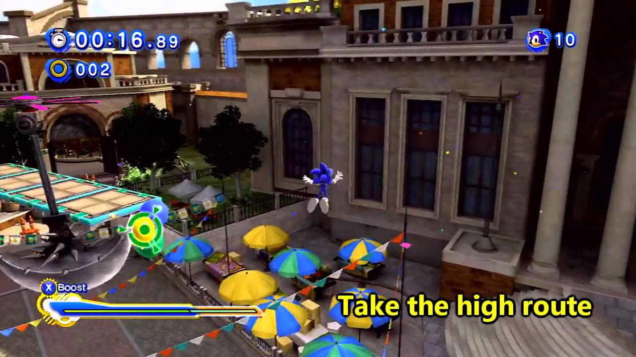 Sonic Generations - Rooftop Run (Act 2) - Red Rings - YouTube
