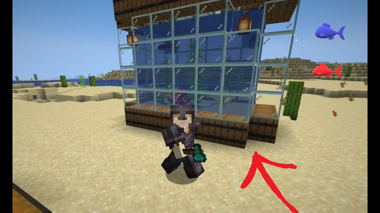 TUTORIAL COMO CONSTRUIR UNA PECERA DIDACTICA EN MINECRAFT PLAYER - YouTube