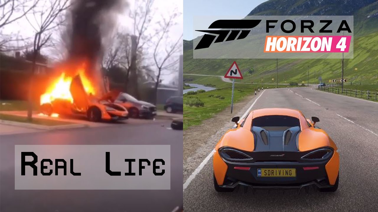 Forza Horizon 4 vs Real Life | Thanks for 300 Subscribers - YouTube