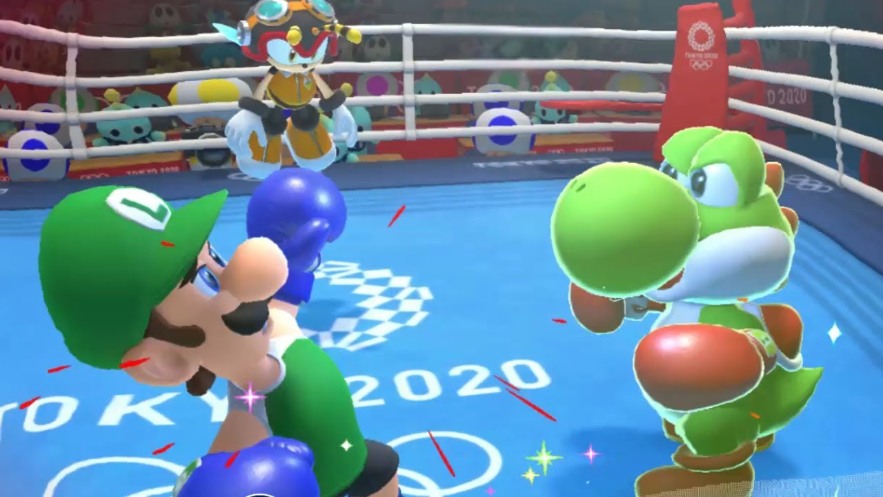 Boxing Hard Mario & Sonic At The Olympic Games Tokyo 2020 Luigi Peach ...