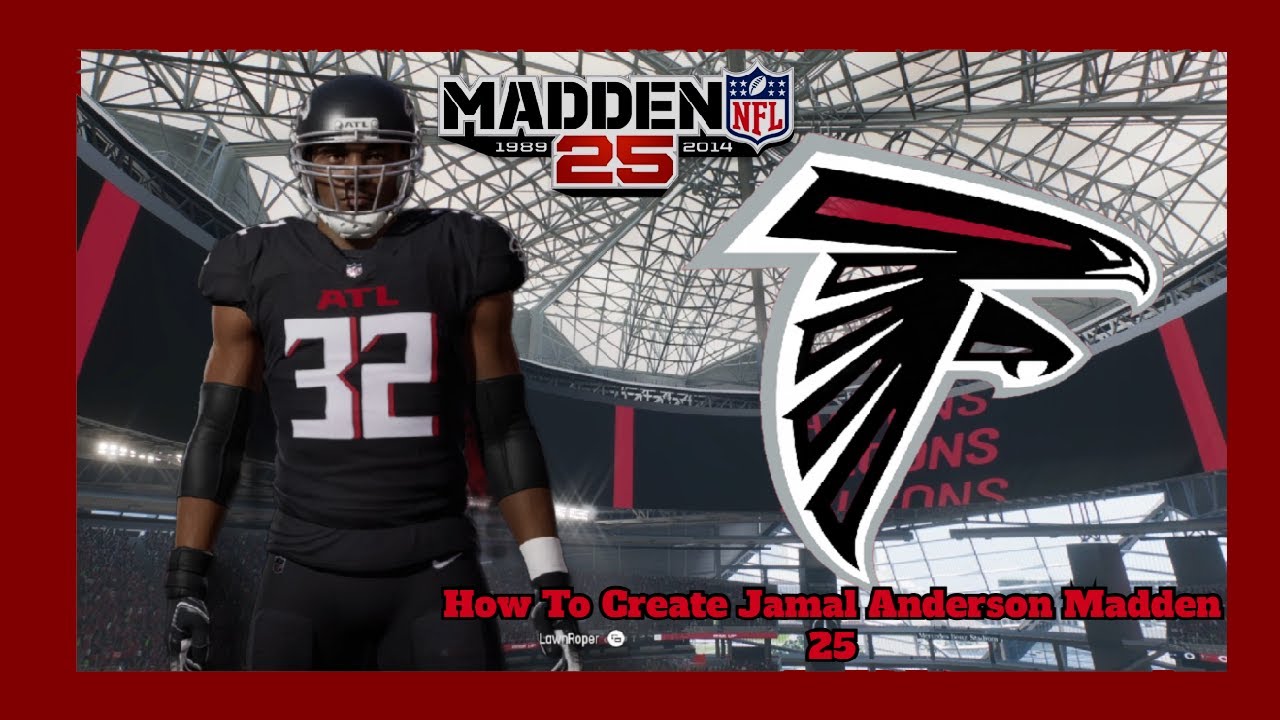 How To Create Jamal Anderson Madden 25 - YouTube