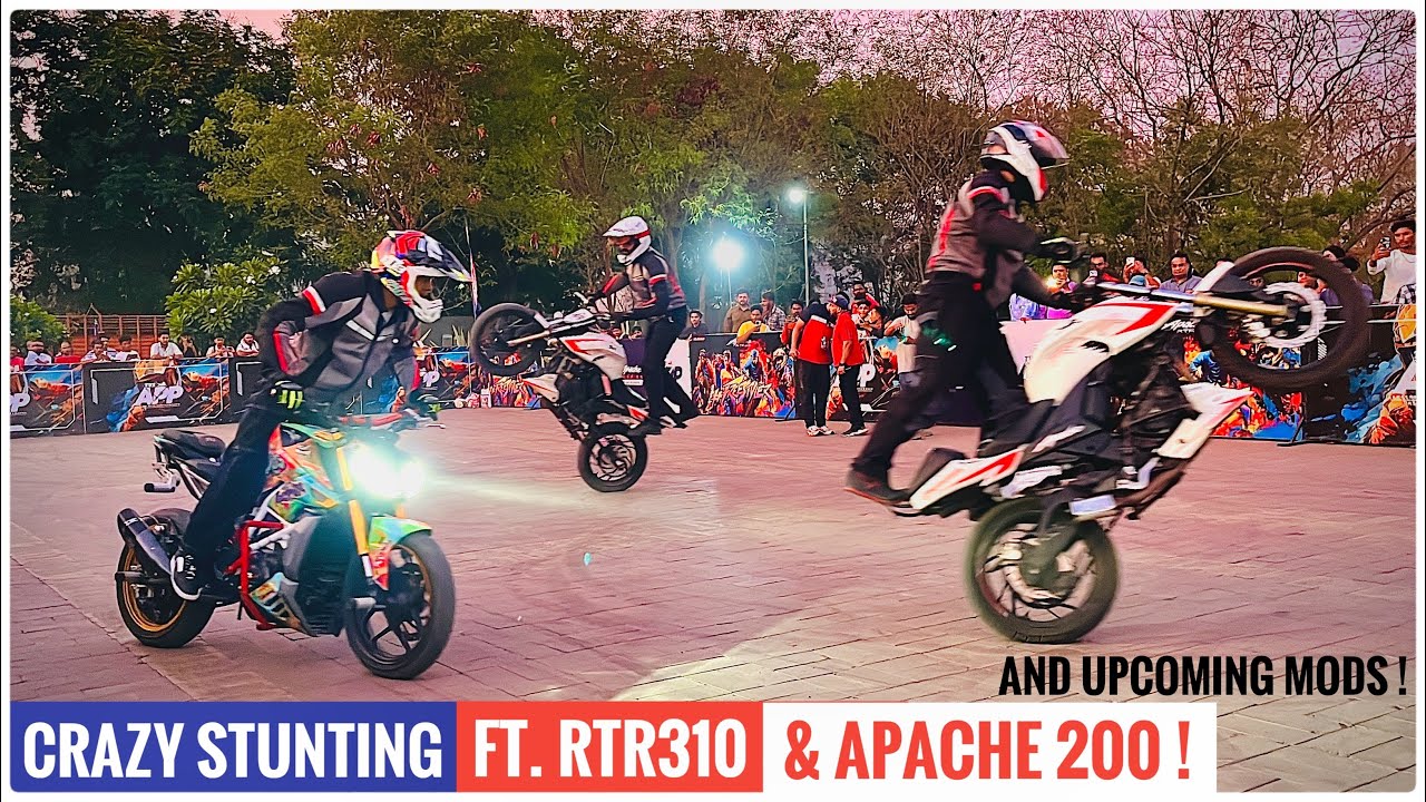 Apache RTR310 and 200 Stunting Like Crazy ! Apache Pro Performance ...
