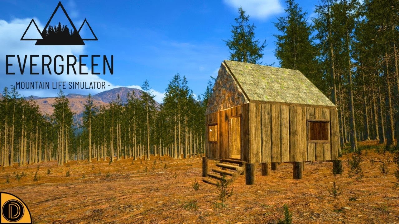Small Cabin Camp Ground #9 Evergreen Mountain Life Simulator - YouTube
