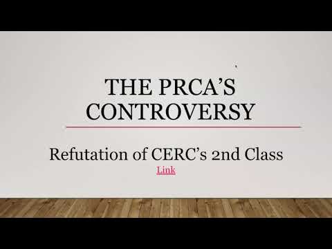 A Refutation of CERC's Second Class on Understanding the PRC's Controversy