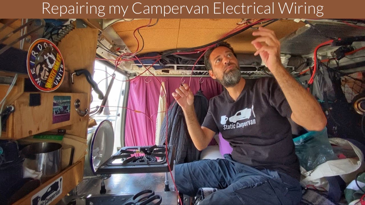 Repairing my Campervan Electrical Wiring - YouTube