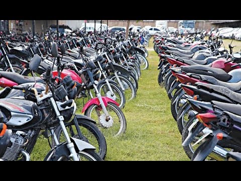 Não pagou foi pro Patio! Motos Vendidas em Leilão - YouTube