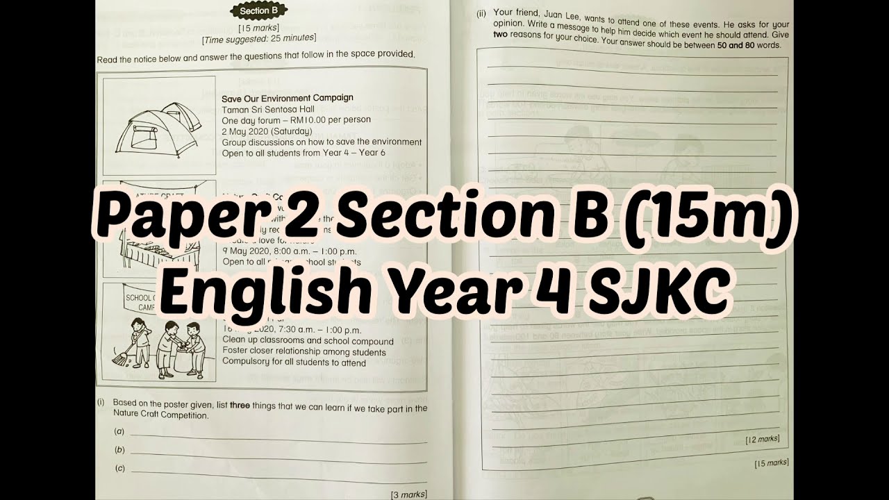 Study With Me : Let’s learn How to Write Section B Paper 2 (15m ...