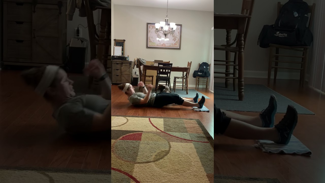 Hamstring curls with towel - YouTube