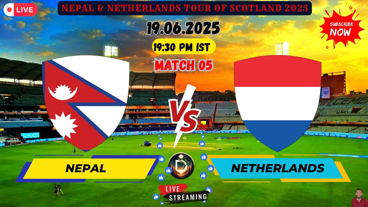 Nepal Vs Netherlands | NED vs NEP | Nepal & Netherlands tour of ...
