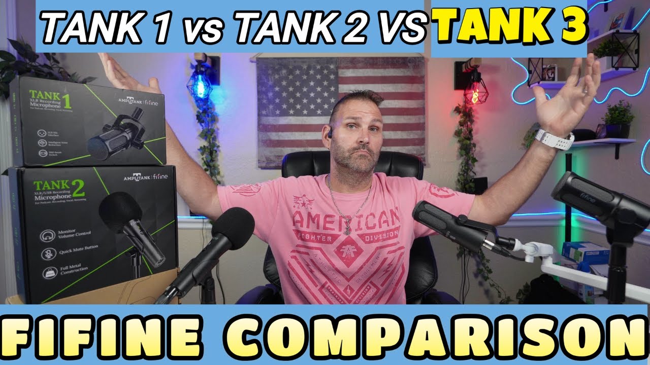 FIFINE Tank 1 vs Tank 2 vs Tank 3 — Ultimate USBXLR Mic Sound Test ...
