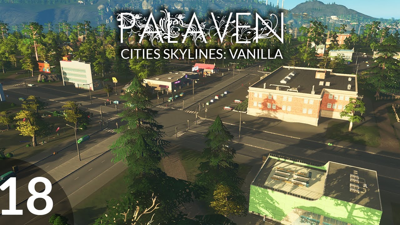 Rural Town Centre! - Palaven: Cities Skylines Vanilla - Part 18 - YouTube