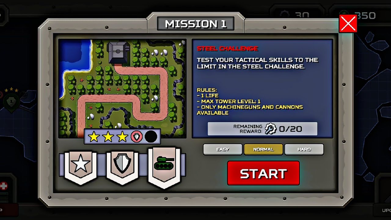 Tactical War 2 Campaign Mode : Alliance : Mission 1 : Steel Challenge ...