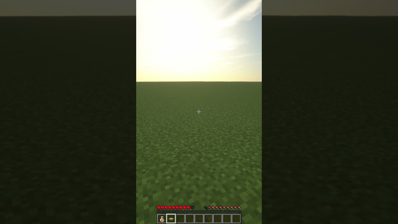 The Saturation effect in Minecraft#Shorts - YouTube