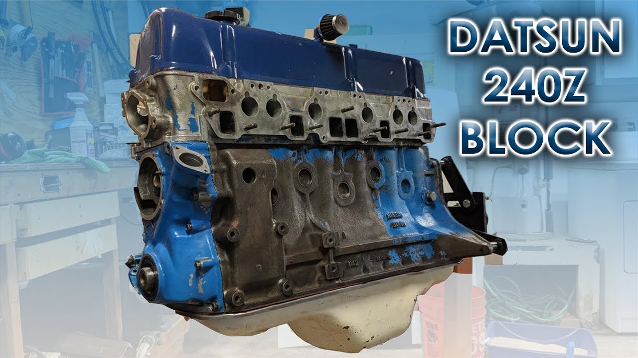 Building 1970 Datsun 240z Engine Block - YouTube