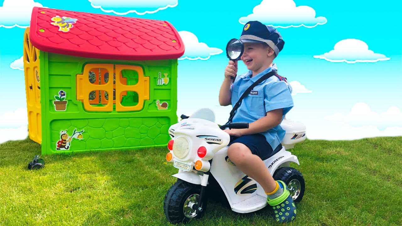 Tyoma Pretend Play Police. Video for Kids - YouTube