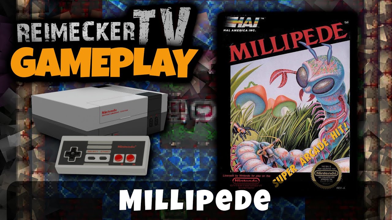RTV - Gameplay : Millipede (NES) - YouTube