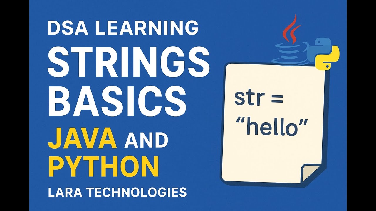 Strings-Java programming | @faang-academy - YouTube