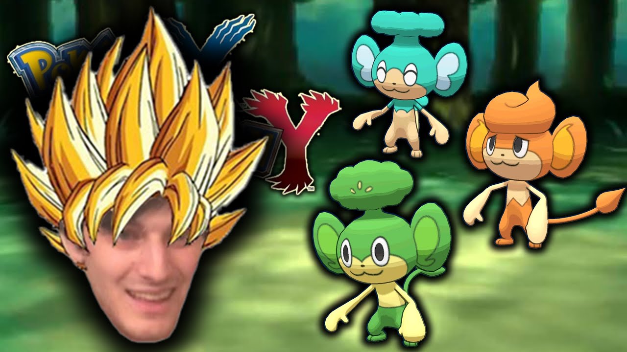 Poké Radar for SHINY Elemental Monkeys Pokémon X and Y - YouTube