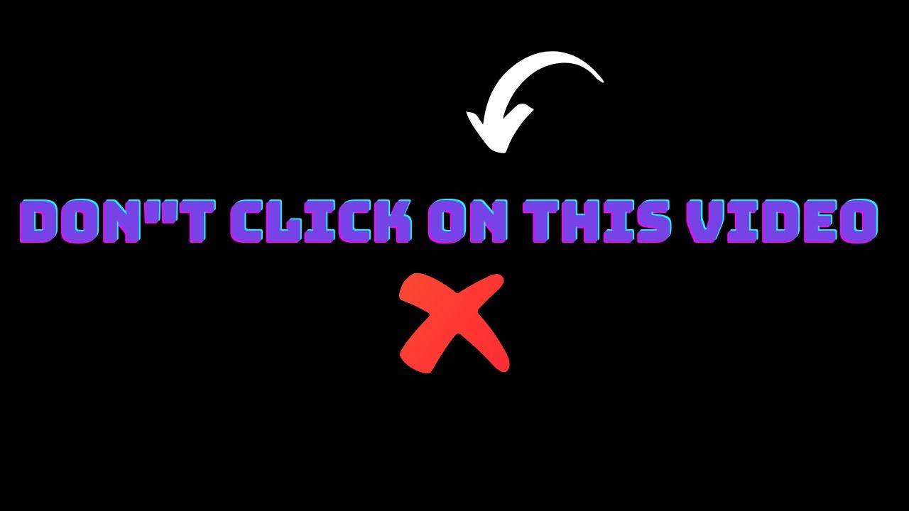DON'T CLICK ON THIS VIDEO || QuillQuest || - YouTube