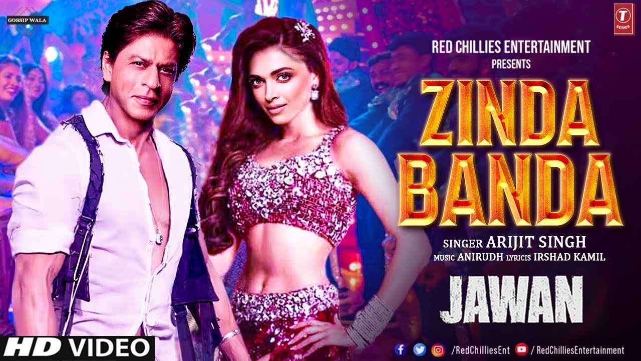 Zinda Banda Song Jawan Shah Rukh Khan Nayanthara Deepika Padukone