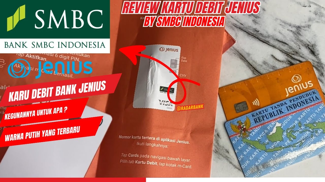 Review Kartu Debit Jenius by SMBC Indonesia - YouTube