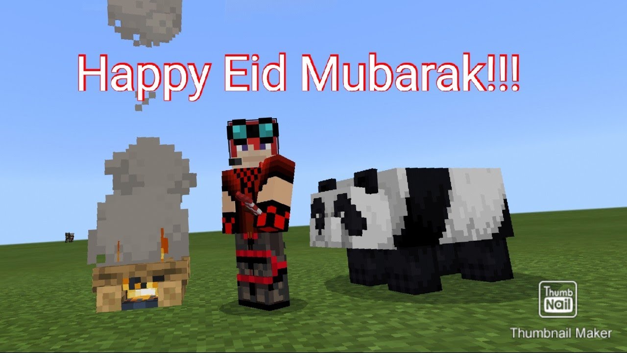 I make Firework machine at Minecraft (Happy Eid Mubarak) - YouTube