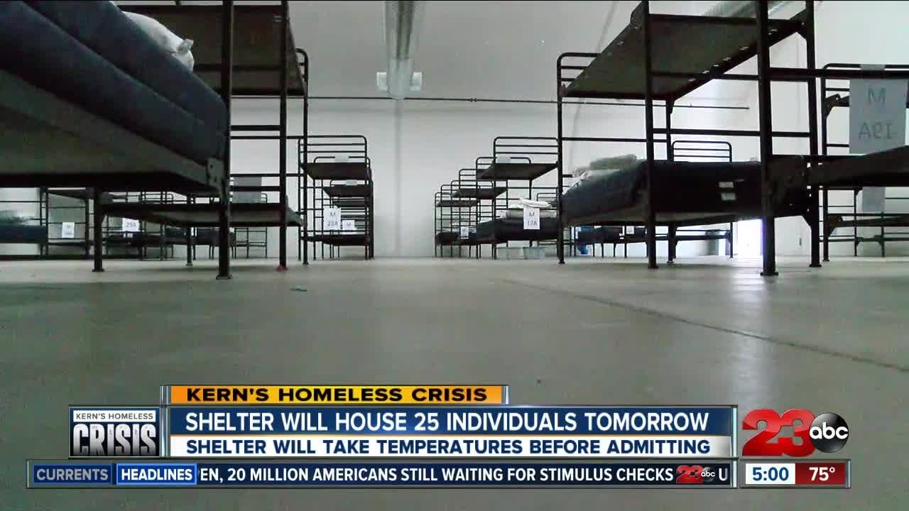 Kern County's low-barrier shelter opening Thursday - YouTube