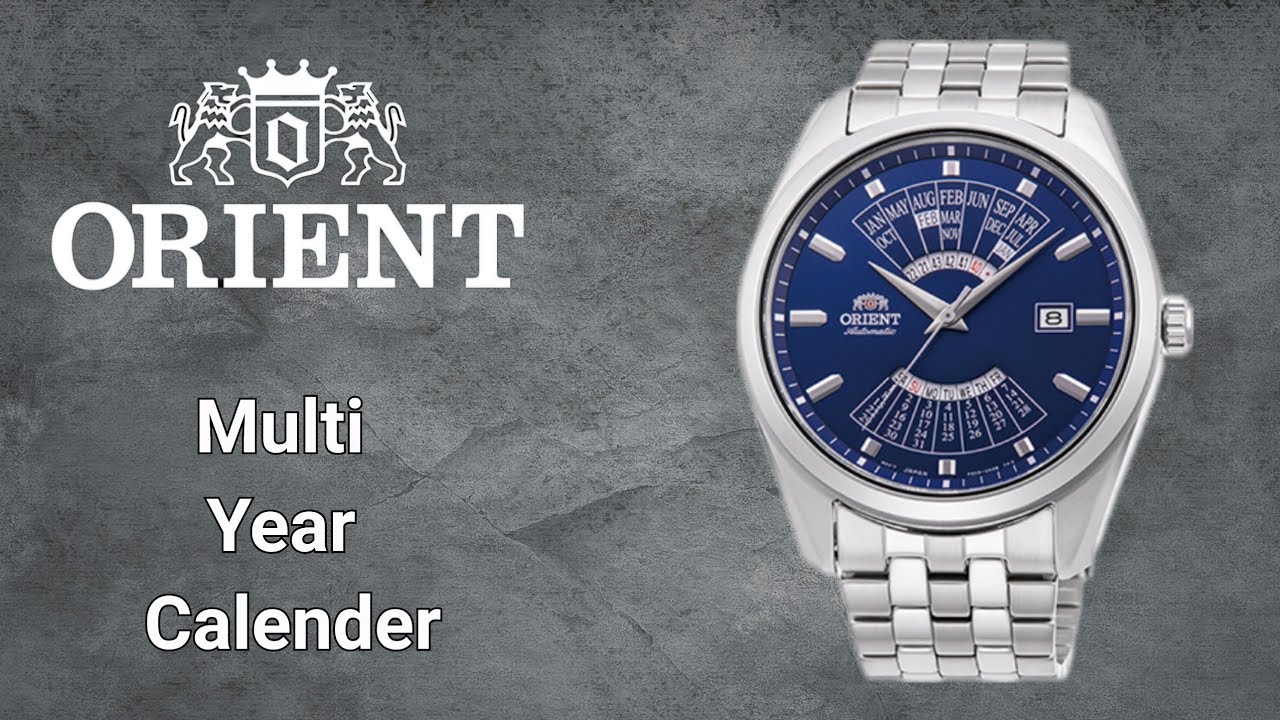 Orient Multi Year Calender 2022 / deutsch - YouTube