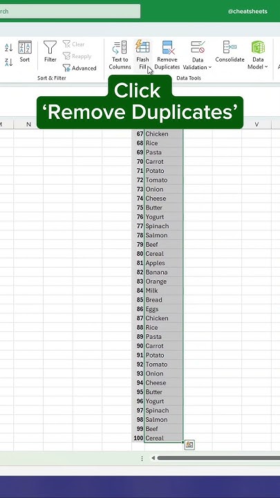 Remove Duplicates in Excel‼️ #excel - YouTube