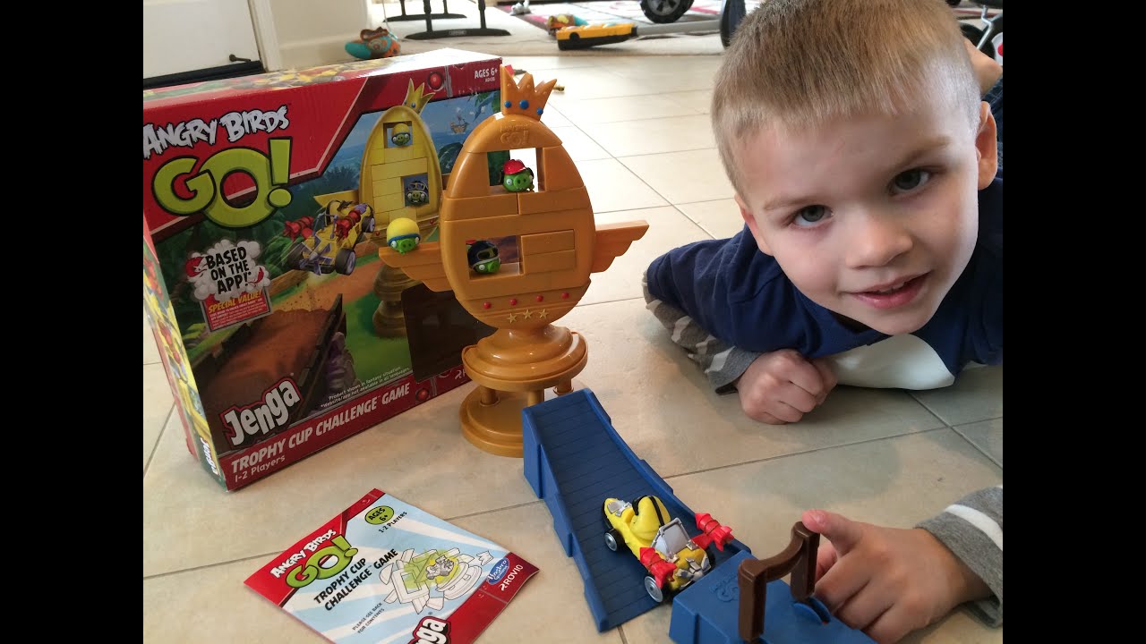 Angry Birds Go Jenga Trophy Cup Challenge Game