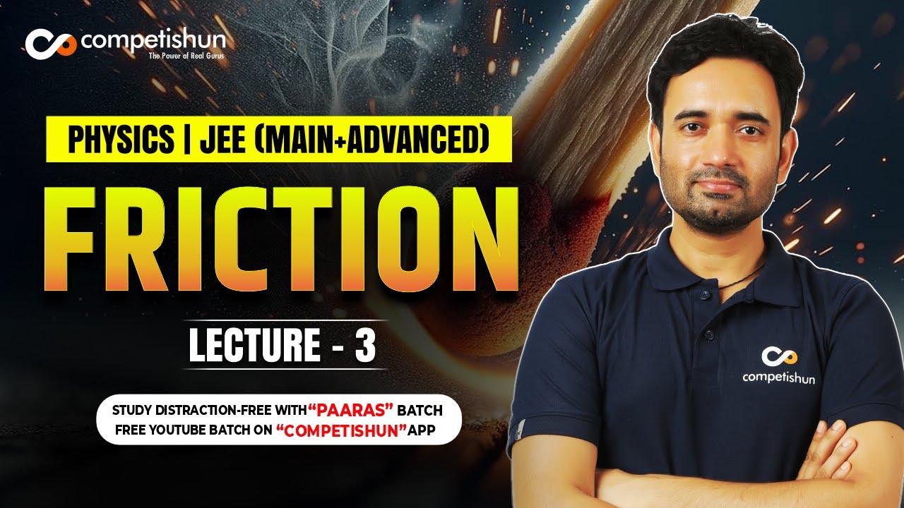 3 Examples on static friction | Friction | IIT JEE main advanced ...