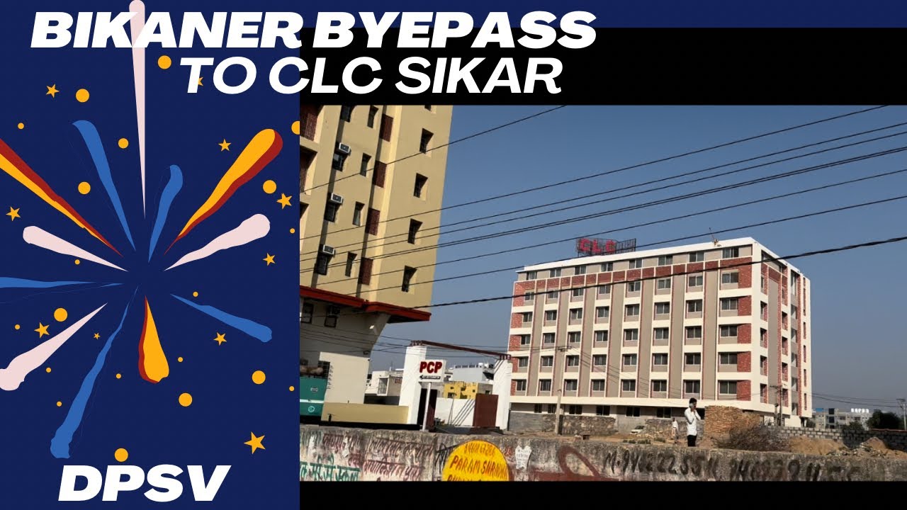Bikaner bye pass Sikar to CLC road transit cycle tour - YouTube