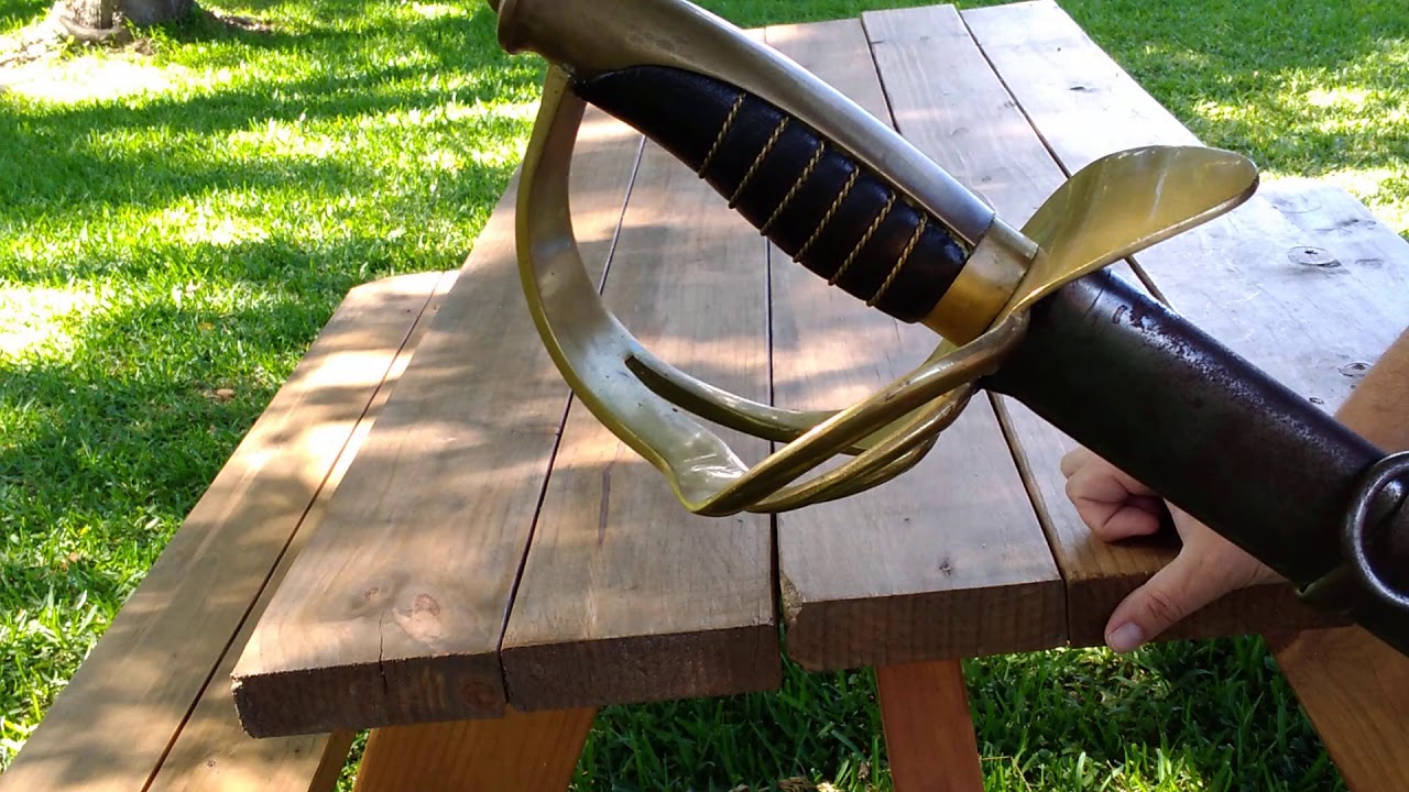 1860 US/CS Calvary Sword review. American Civil War. - YouTube