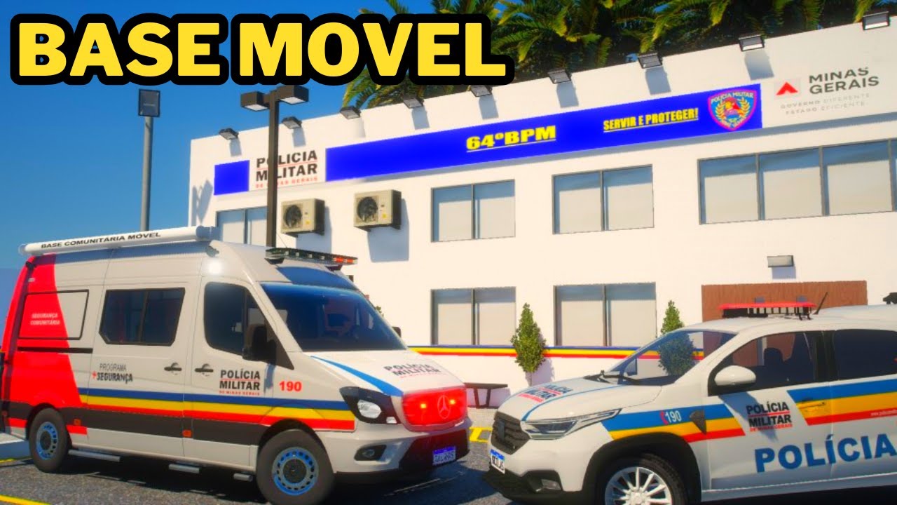 PMMG BASE MÓVEL | VÁRIAS OCORRENCIAS🔰 GTA V POLICIA - YouTube