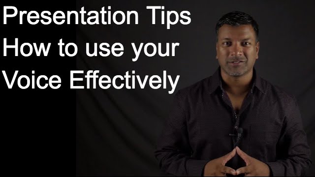 Presentation tips - How to use your voice effectively - YouTube
