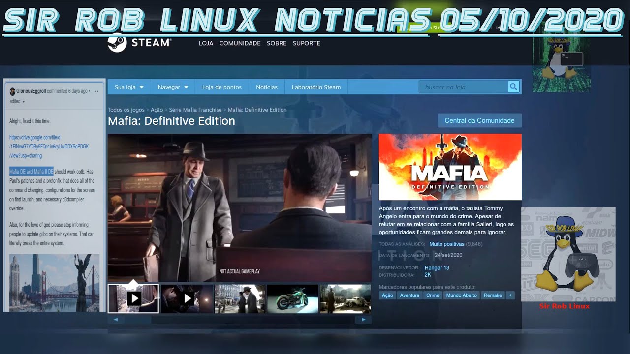 Sir Rob Linux Notícias 27/9 a 3/10/20 - (Menos Claridade) - YouTube