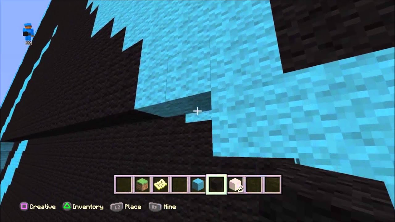 Minecraft Tutorial: How to build Carolina Panthers Logo FINAL Part ...