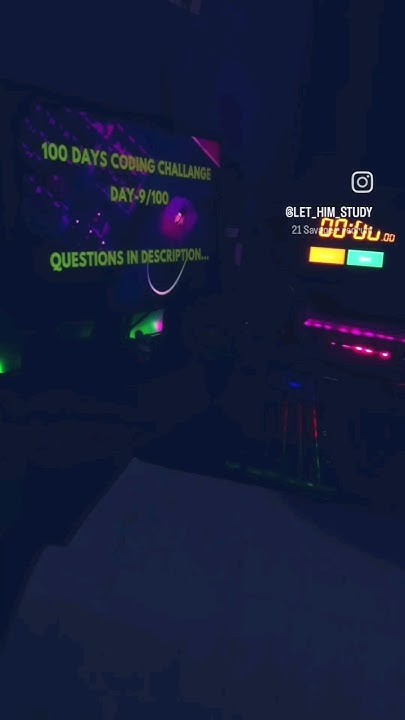 Day 9/100 of #100daysofcoding #studymotivation #dsa - YouTube