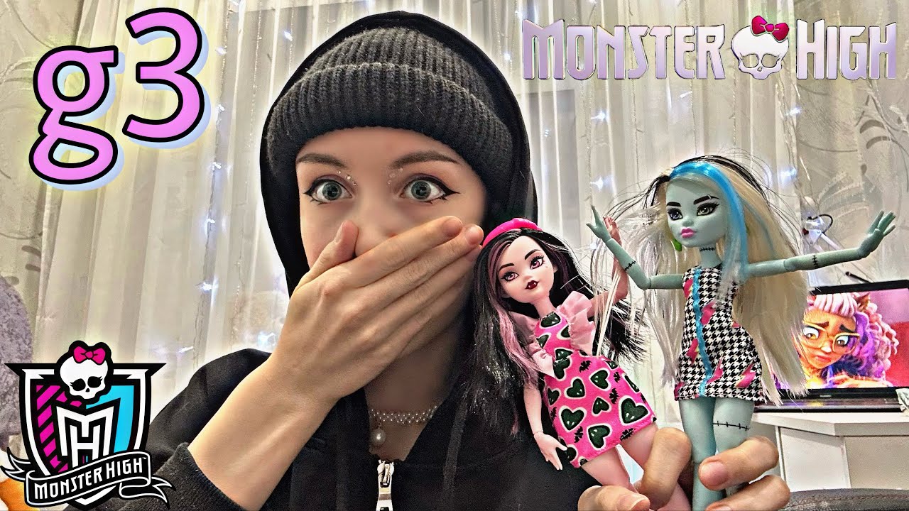 ОБЗОР MONSTER HIGH G3 | ФРЕНКИ ШТЕЙН И ДРАКУЛАУРА | БЮДЖЕТНАЯ СЕРИЯ ...
