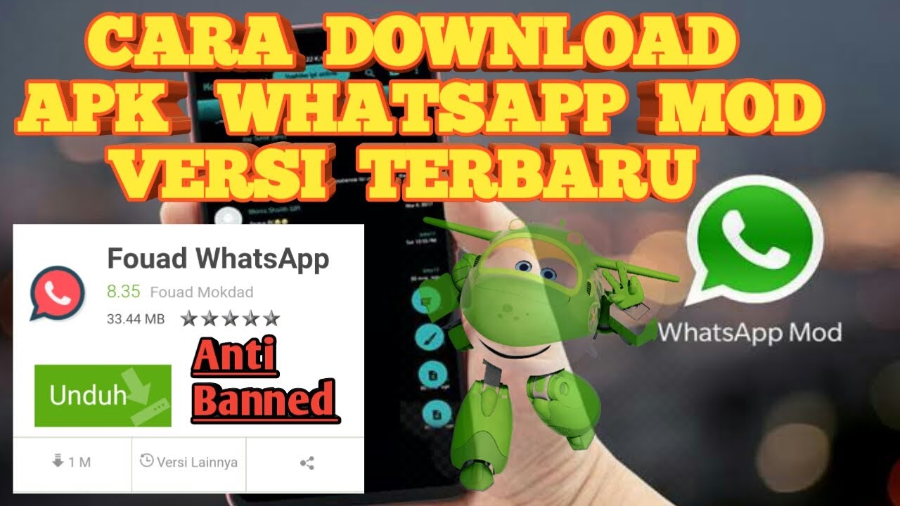 Cara download apk wa mod versi terbaru dan populer - YouTube