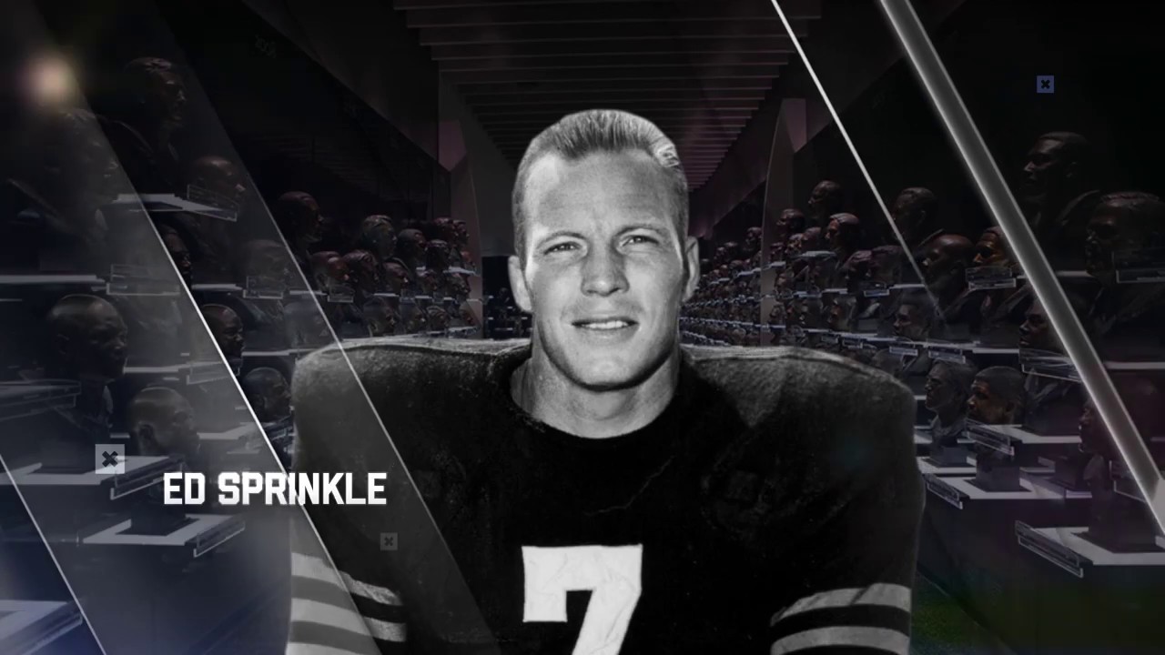 Ed Sprinkle selected to Pro Football Hall of Fame Centennial Class ...