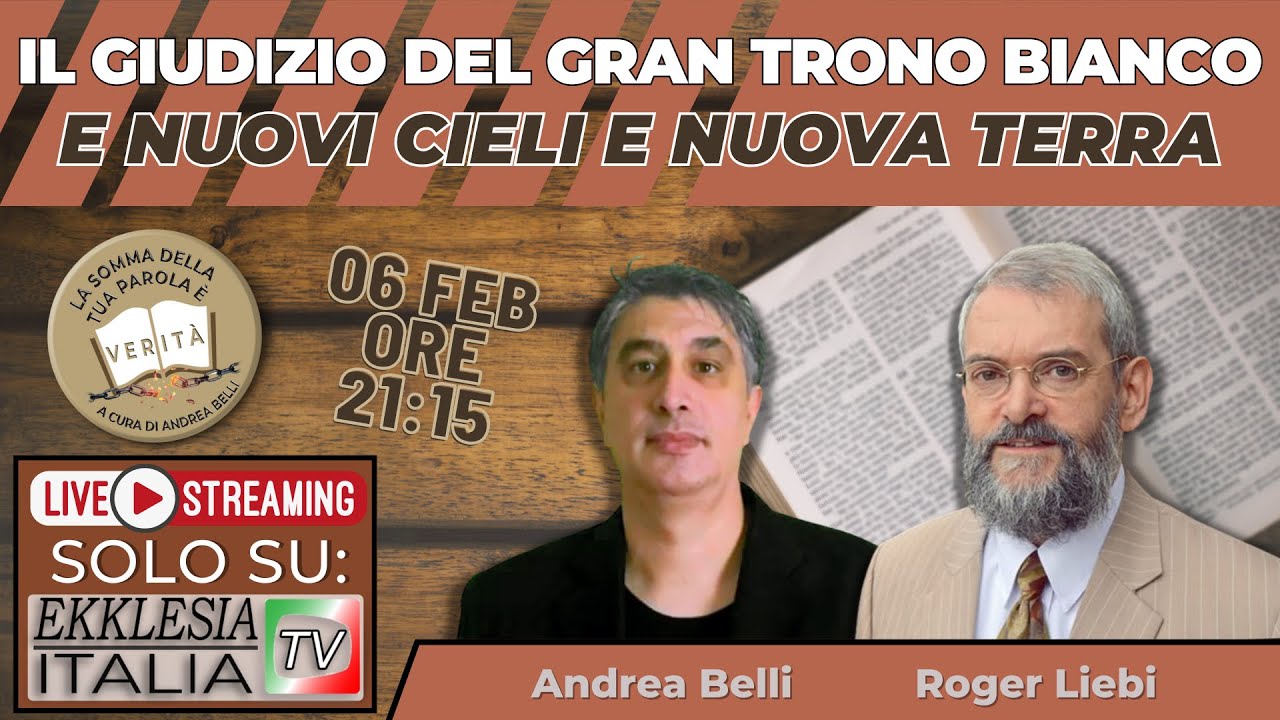 Il Giudizio Del Gran Trono Bianco e Nuovi Cieli e Nuova Terra - Roger ...